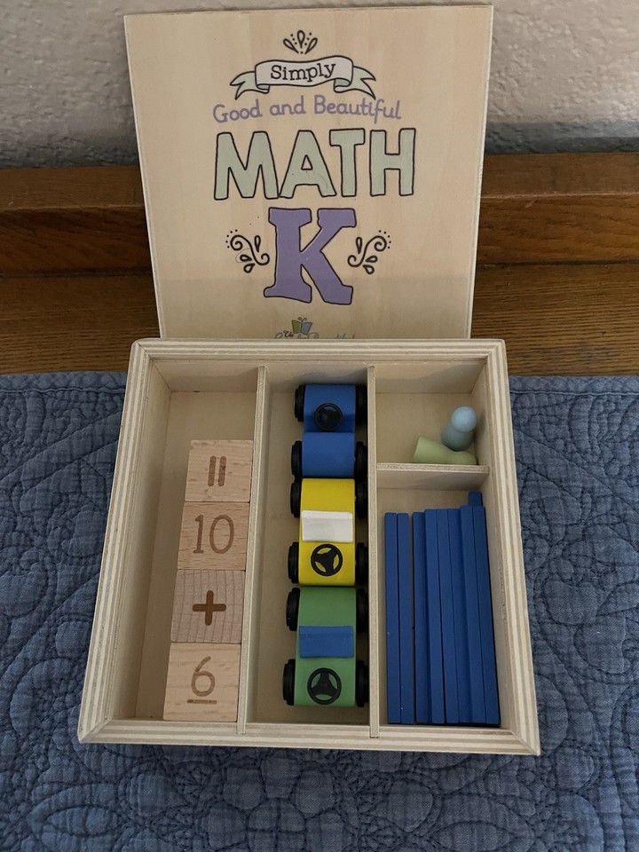 The Good and the Beautiful Math Kindergarten Wooden Box | eBay
