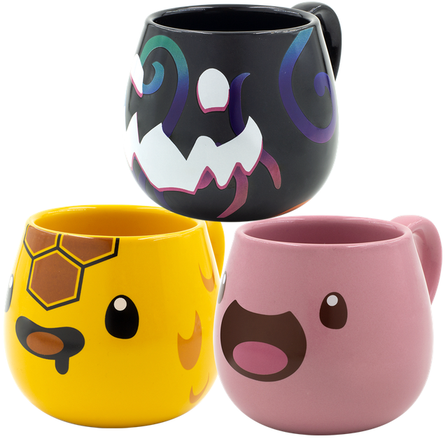 Slime Rancher Mug Collectors Bundle Pack Tarr Honey Pink Slime Ceramic ...