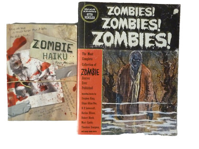 TWO (2) paperbacks on Zombies! Zombies! Zombies! and Zombie Haiku | eBay