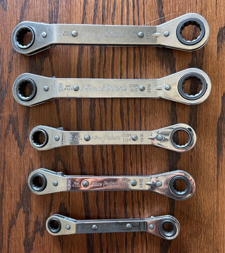 Blue Point by Snap-on 5-Piece Offset Metric Ratcheting Box End Wrench ...