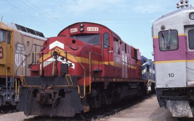LS&I 2407 Railroad Train Locomotive Illinois Railway Museum Original ...