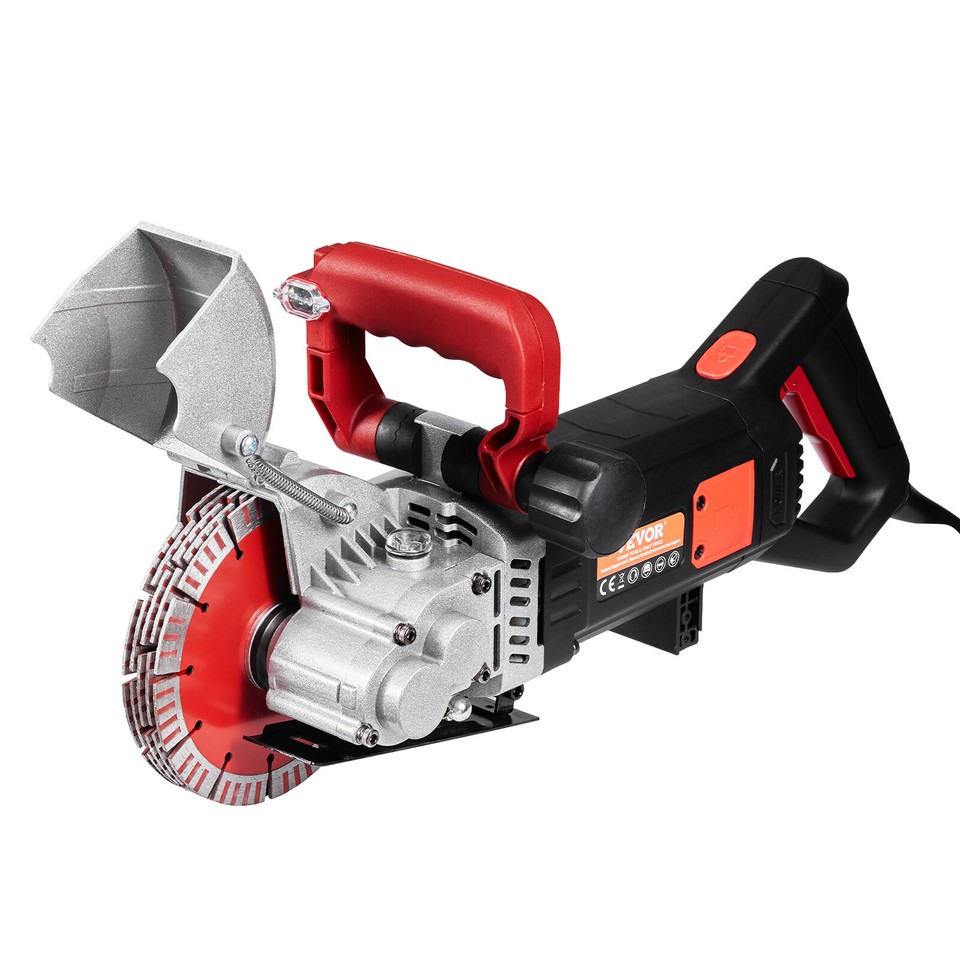 Wall Chaser Wall Groove Cutting Machine 52 mm Depth Wall Slotting ...