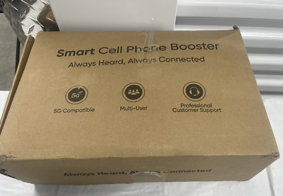 Amazboost A1 Cell Phone Signal Booster Kit Home 2500 Sq Ft All Carriers ...