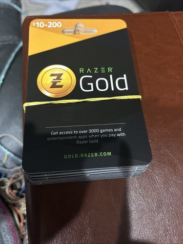 Lot Of 20 Razer Gold Gaming Gift Cards Unused Zero Balances | eBay