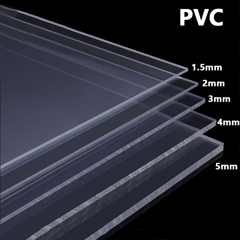 Translucent PVC Plastic Sheet Thin Clear Plastic Panel PVC Plat Thick 0 ...