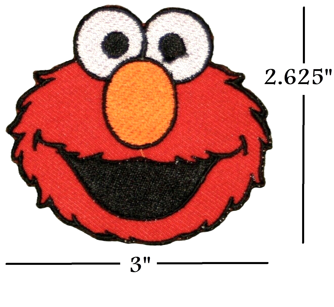 Sesame street Elmo Embroidered Iron On Patch DIY CRAFT Emblem Logo 3 ...