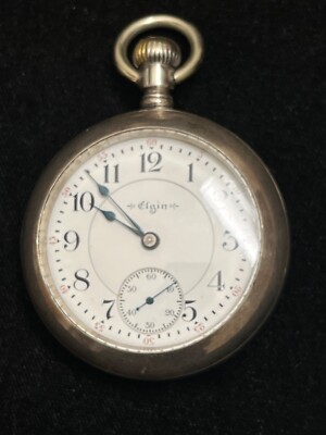 ELGIN FATHER TIME POCKET WATCH 18s 21j | eBay