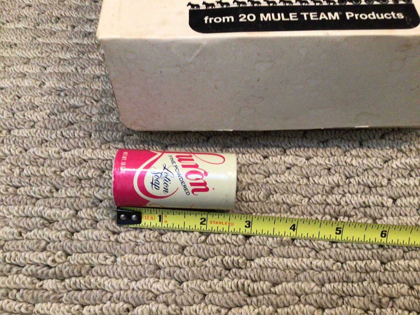 Vintage - Luron Fine Powdered Lotion Hand Soap - 24 cannisters (18 GMS ...