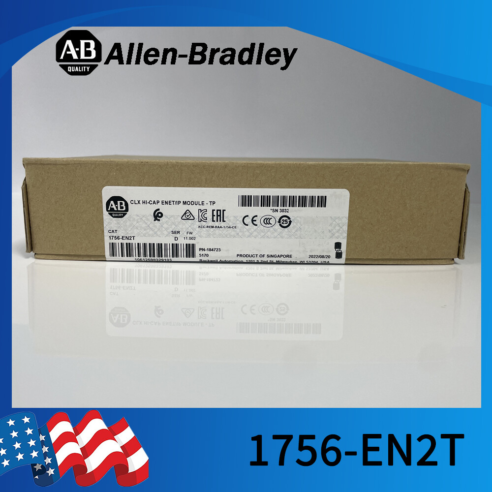 NEW 2022 New in Box 1756-EN2T Genuine Modules Allen-Bradley ...