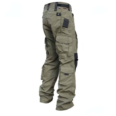 Army Military Mens Tactical Cargo Trousers Multi-pocket Outdoor BDU ...