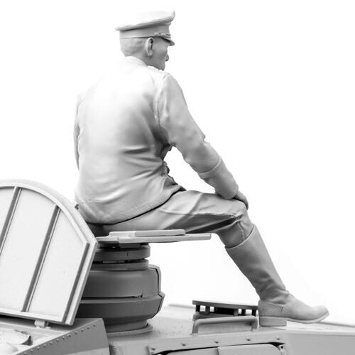 1/16 Resin German Tank Commander Officer only figure Unassembled ...