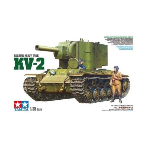 TAMIYA 1:35 SCALE Russian Heavy Tank KV-2 SW KIT#35375~NEW in BOX | eBay