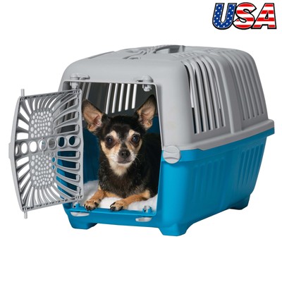19" Travel Pet Carrier Portable Dog Cat Hard-Sided Travel Lightweight ...