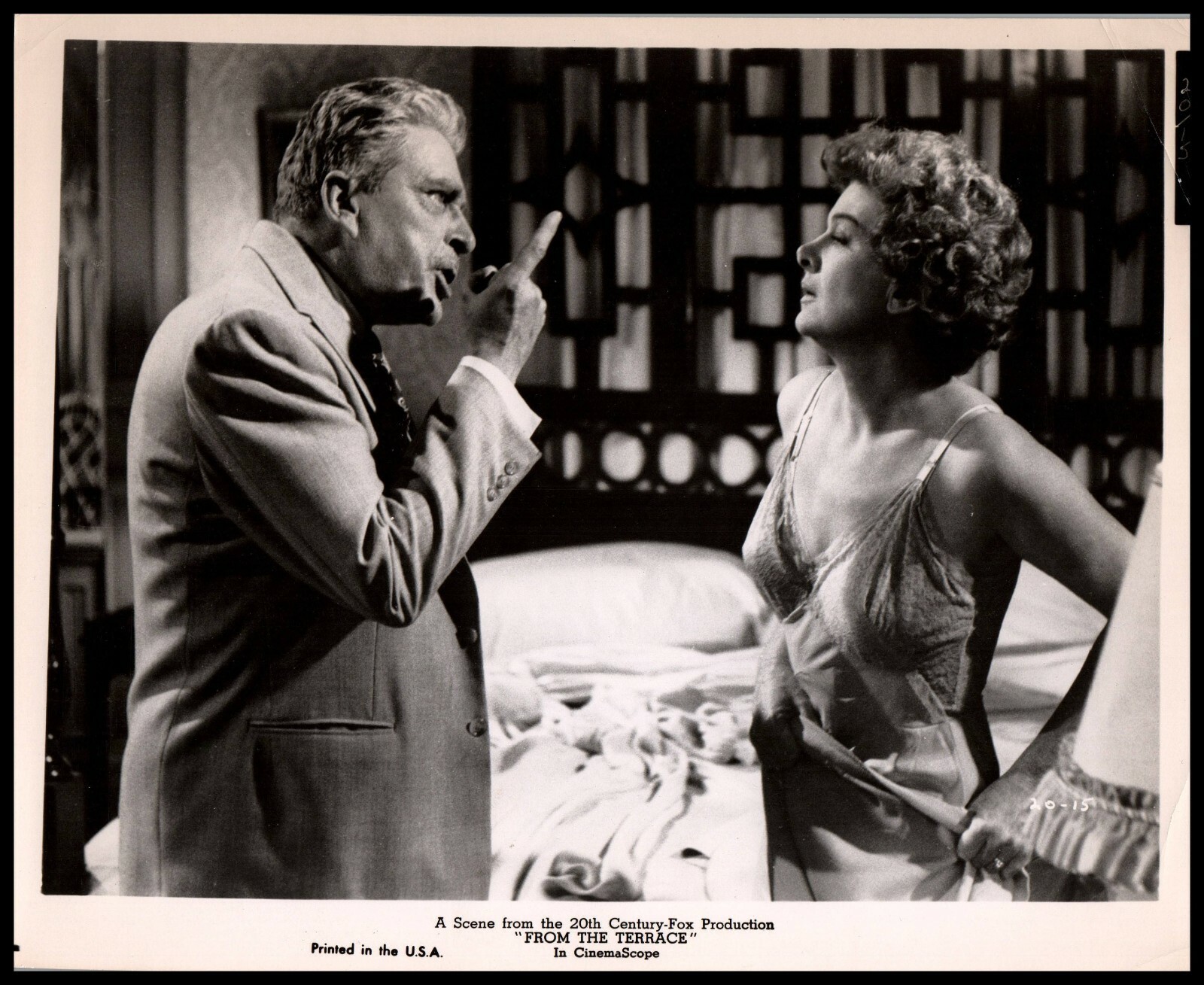 Leon Ames + Myrna Loy in From the Terrace 1960 ORIG VINTAGE PHOTO C 12 ...