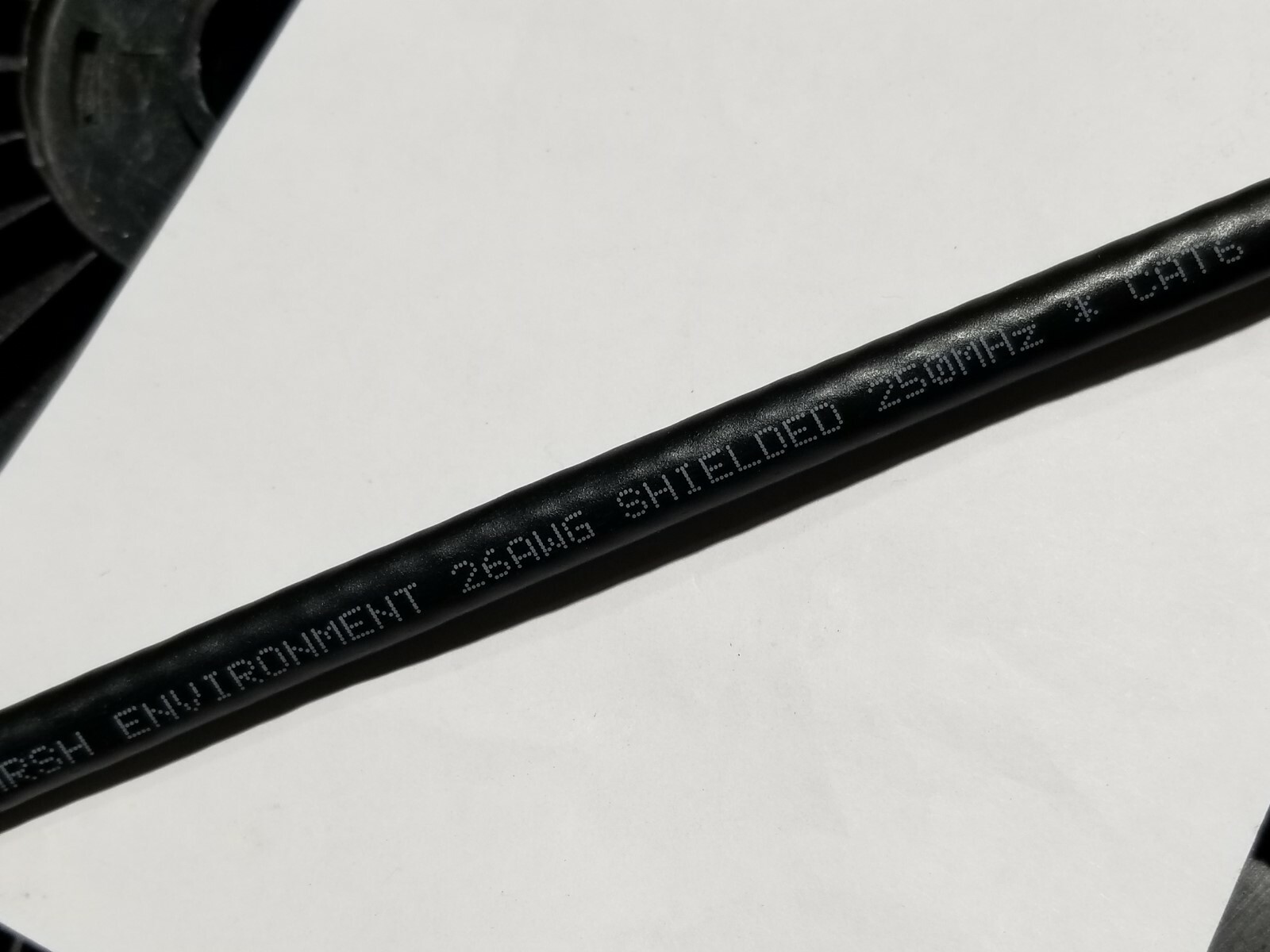 Amphenol Cat6 RJ-FSFTP Multi-Shielded Harsh Environment Patch Cable ...