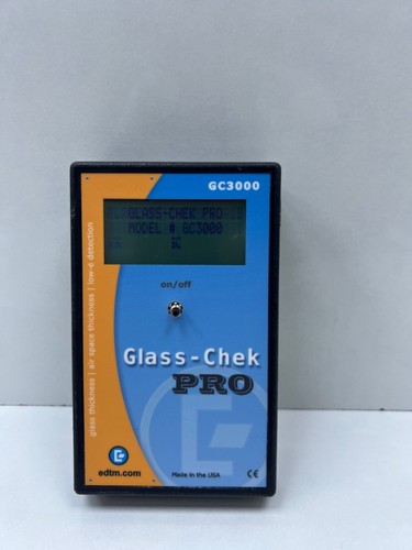 EDTM GC3000 GLASS-CHEK PRO Glass (For parts ) | eBay
