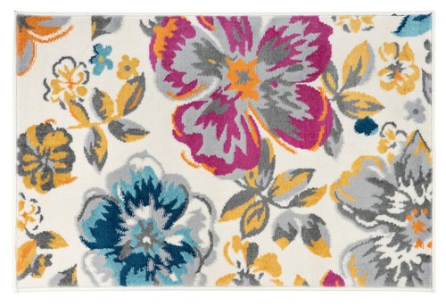 Modern Floral Area Rugs 2' x 3' Multi 847918081604| eBay