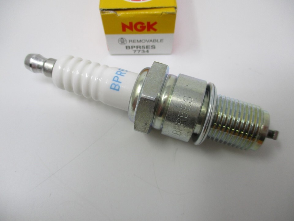 Genuine NGK 7734 BPR5ES Standard Spark Plug Lawnmower Resistor | eBay
