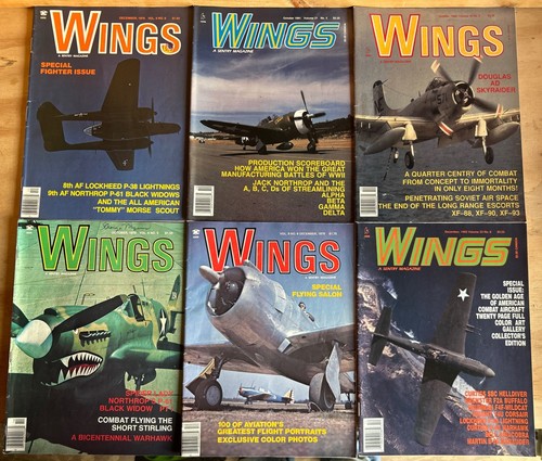 Wings: Lot Of 6 Magazines From The 70’s, 80’s, & 90’s | eBay