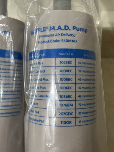 SEALED New! Lot Of 2 EHOB MAD 540 Waffle M.A.D. Pump Measured Air FREE ...