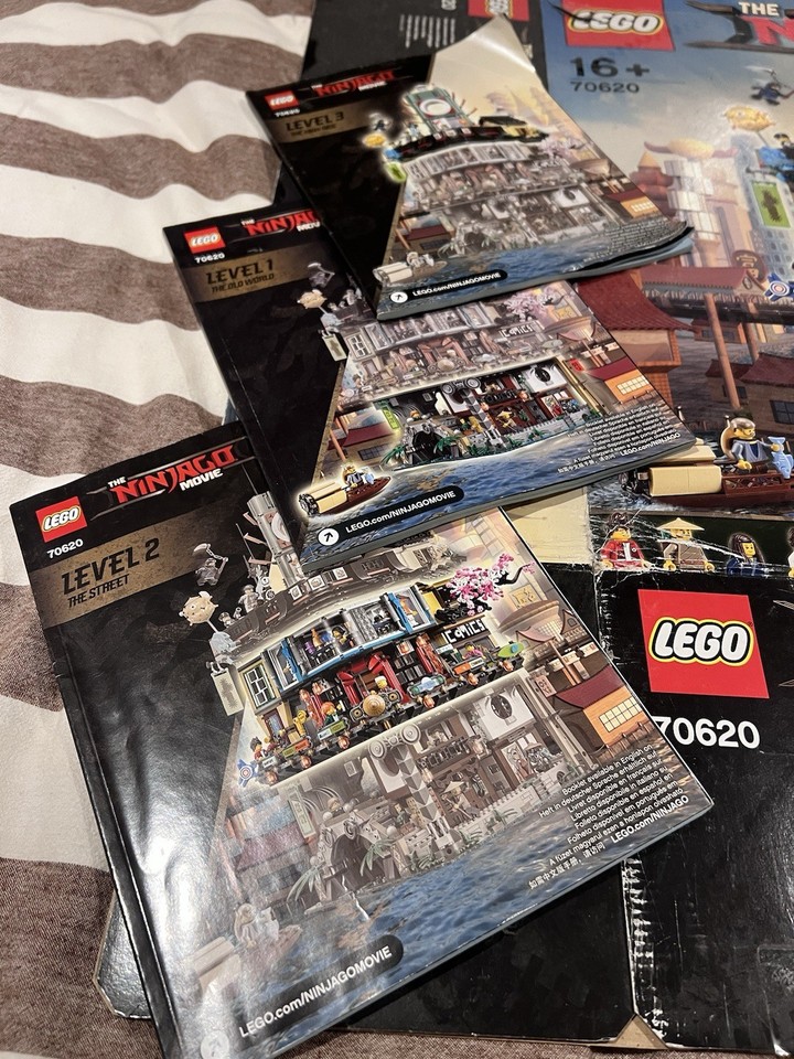 LEGO The Ninjago Movie 70620 Ninjago City Instructions Manuals & Box ...