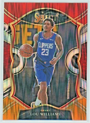 Lou Williams FLASH PRIZM SP 2020-21 Panini Select CONCOURSE LEVEL #3 | eBay