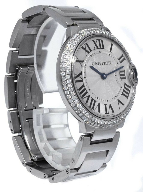 Cartier Ballon Bleu Silver Women's Watch - 3284 for sale online | eBay