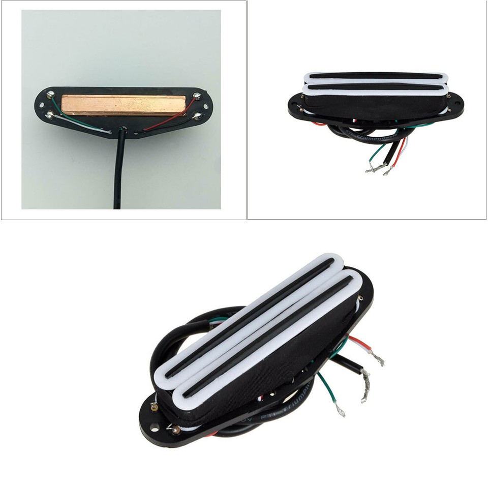 Dual Humbucker Pickup Double Coil Fully Wax Potted for ST Strat Guitar ...