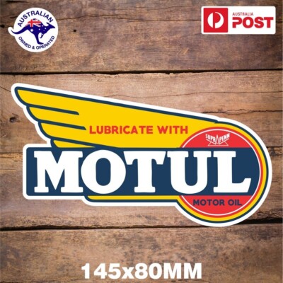 MOTUL STICKER RETRO VINTAGE MOTOR OIL PETROLEUM | eBay