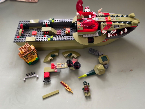 Lego Chima Cragger Command ship 70006 crocodile alligator partial | eBay