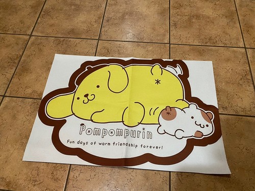 Cute Bath Mat Rug Hello Kitty & Friends Pompompurin Non Slip Quick ...