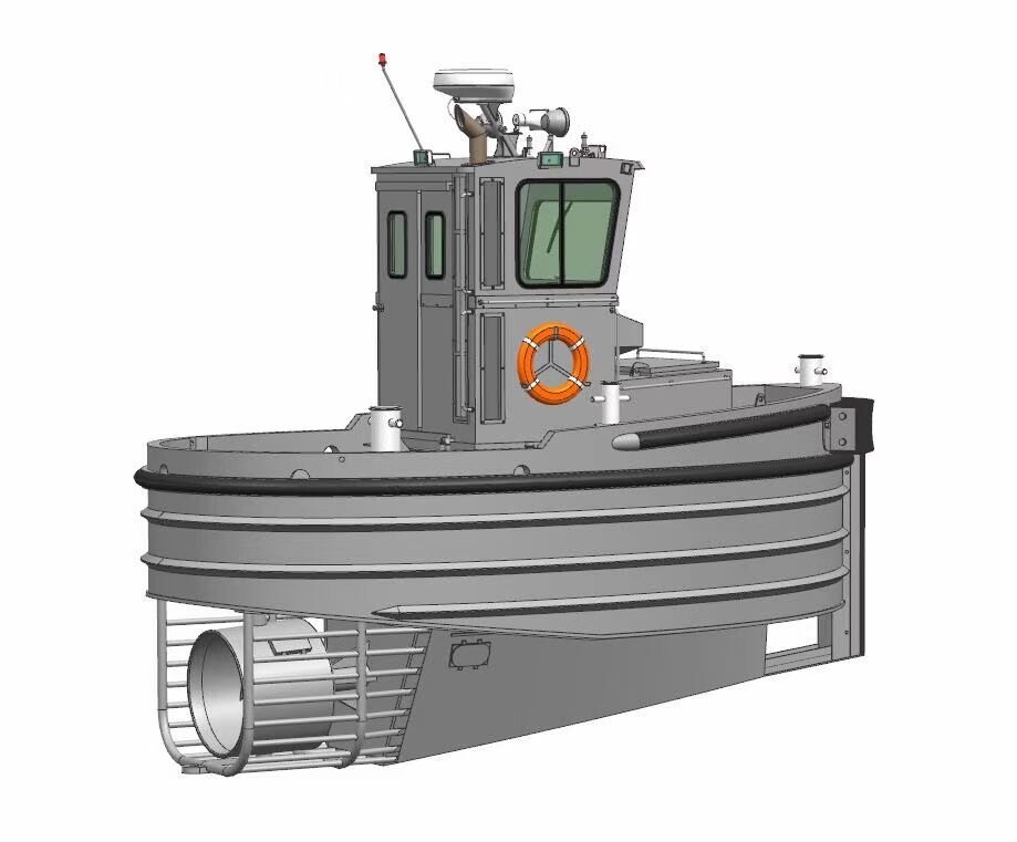 U.S. Navy Boomin Beaver Tug Boat 1:18 342mm RC Model Ship Kit | eBay