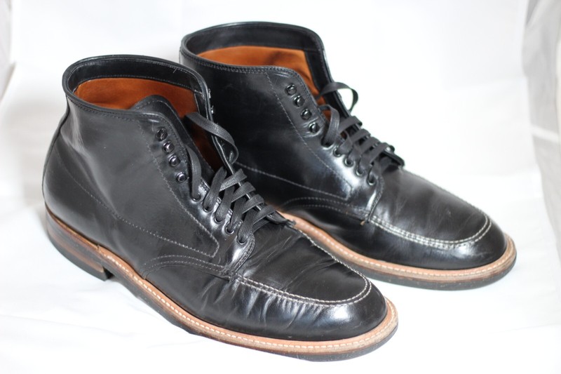 Alden 401 Black Workboot Calf Indy Boot | Alden Model Project