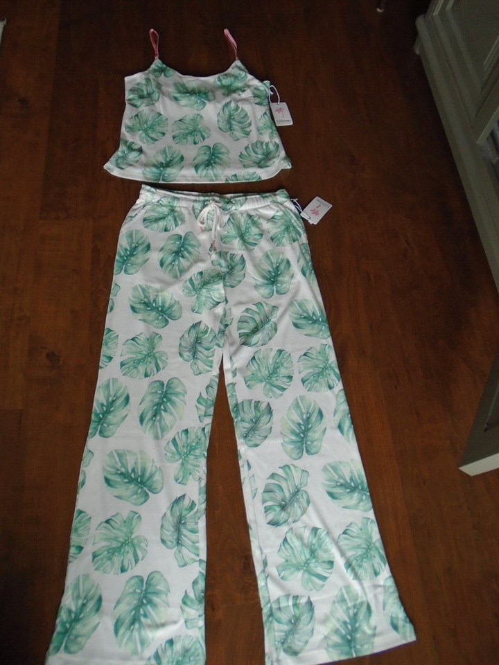 PJ Salvage Pant & Cami Set - !!!SALE!!! Size L - Hawaiian Lotus - New ...