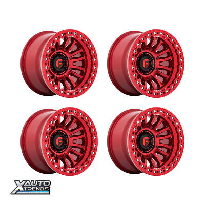 Fuel Off-Road Fc125 Rincon Beadlock Candy Red 20X10 8X165.1 -48mm (Set ...