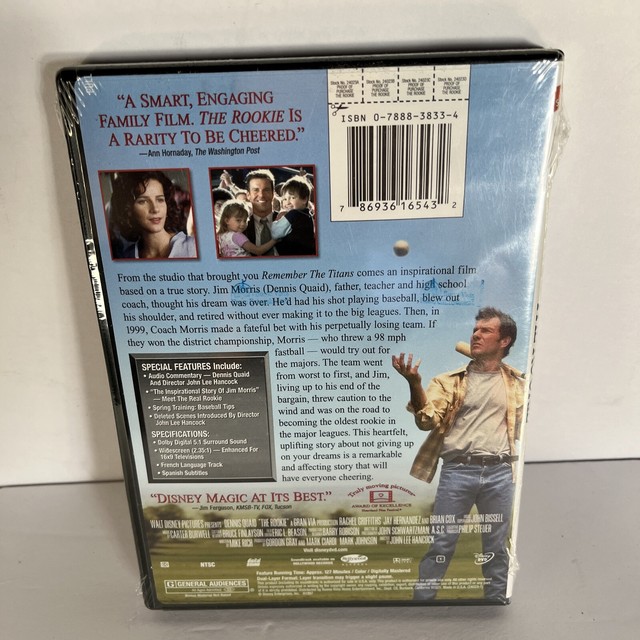 The Rookie (DVD, 2002, Widescreen) for sale online | eBay