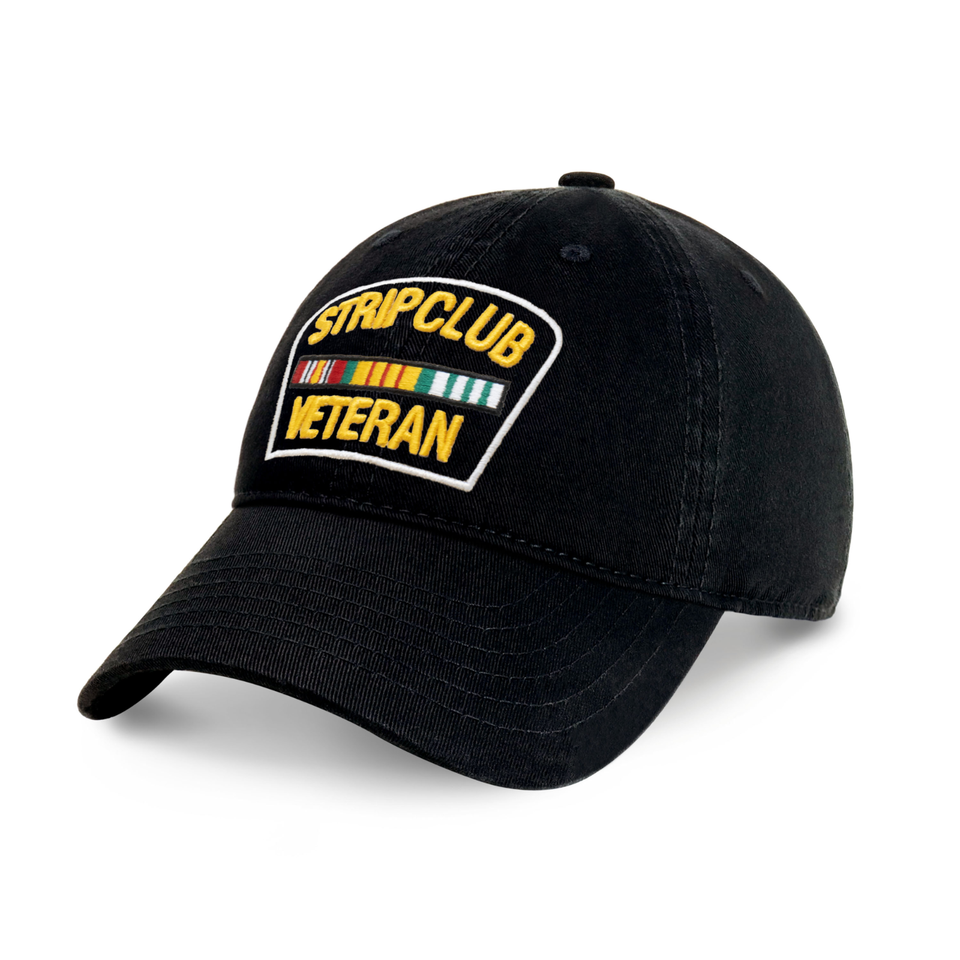 Strip Club Veteran Dad Hat Plain Style Cotton Curved Graphic Trend ...