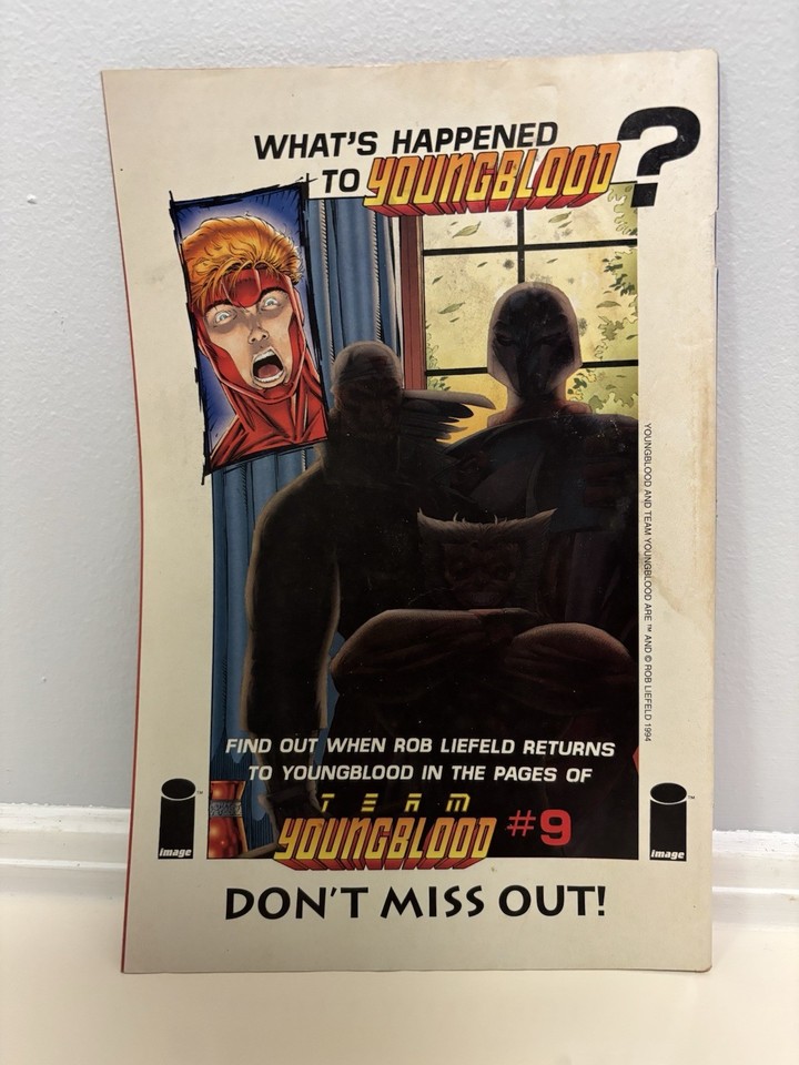 New Men 2 NEWSSTAND Variant (Image) 1:100 HTF Rob Liefeld Jeff Matsuda ...