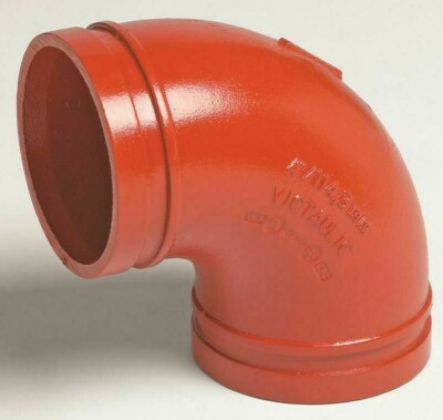 Victaulic 90-DEGREE PAINTED ELBOW 25mm *USA Brand | eBay