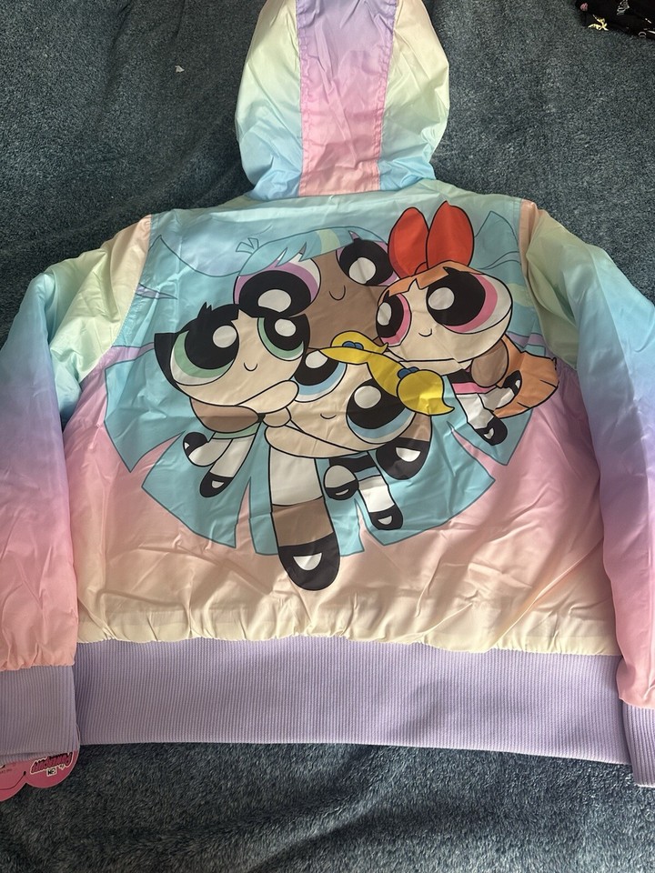 Members Only Powerpuff Girls Rainbow Teen Girls Puffer Coat/ Jacket ...