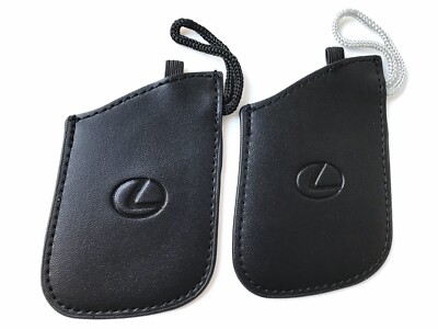 Genuine Lexus LC500 LS500 Hybrid Black Leather Remote Fob Key Cover ...
