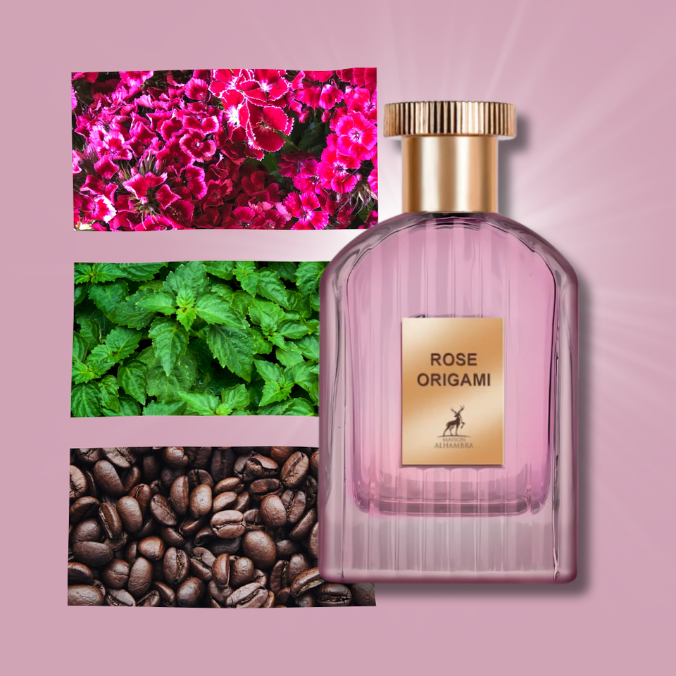 Rose Origami by Maison Alhambra 3.4 oz / 100 ml EDP Spray for Women New ...