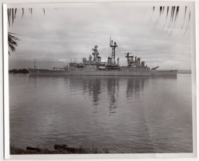 1957-1975 Guided Missile Cruiser CLG-5 USS Oklahoma City 8x10 Original ...