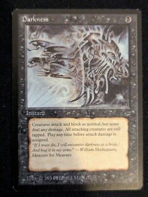 Darkness - Legends - NM - Magic the Gathering - MTG - Black | eBay UK