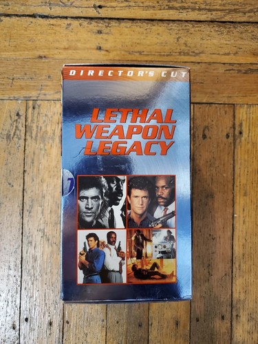 Leathal Weapon Legacy- 4 VHS Set - (1998 - Directors Cut ) - Giftset | eBay
