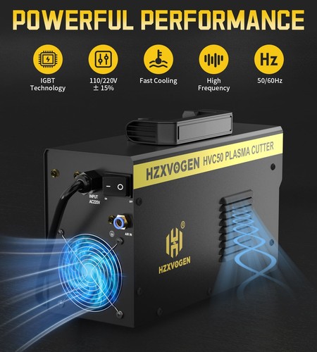 HF Touch Pilot Arc Cutting Machine Plasma Cutter with Quick Air ...