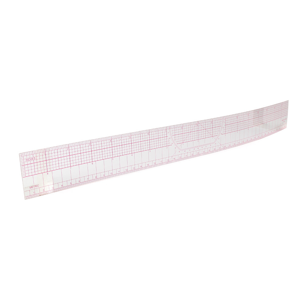 C-Thru English-Metric Beveled Ruler Calibrated For Designers & Pattern ...