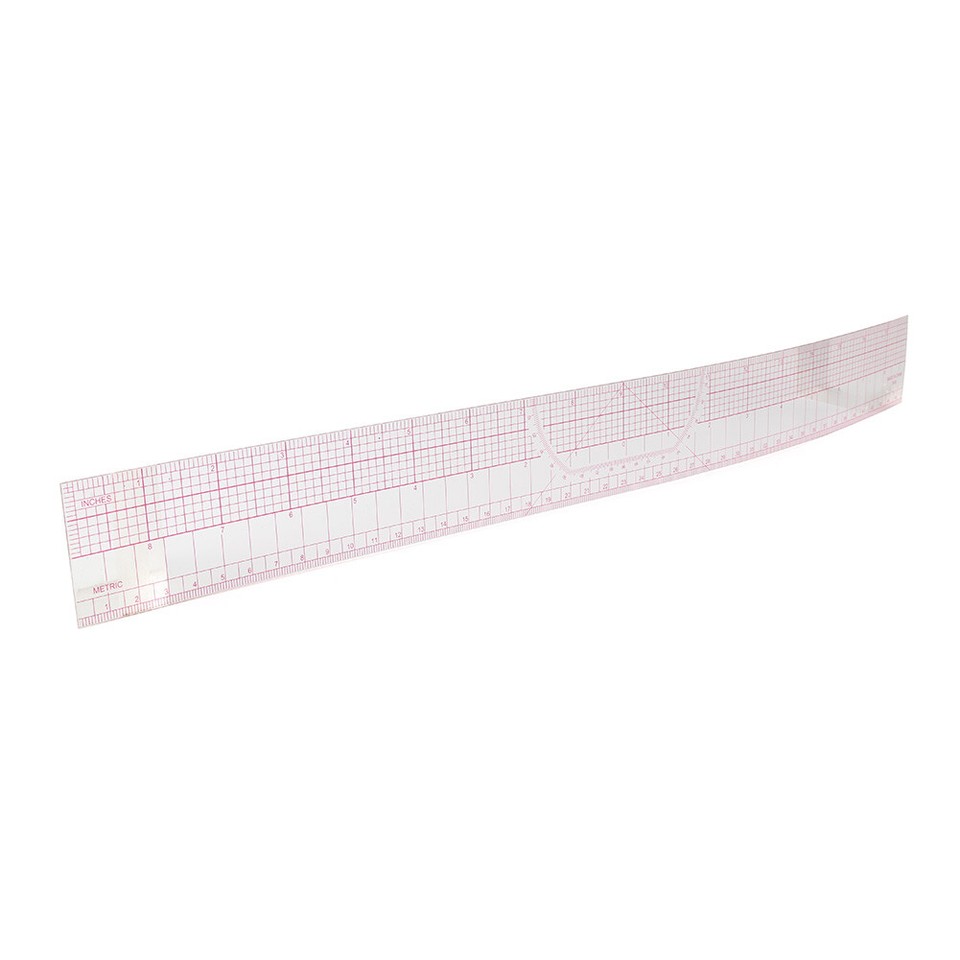 C-Thru English-Metric Beveled Ruler Calibrated For Designers & Pattern ...