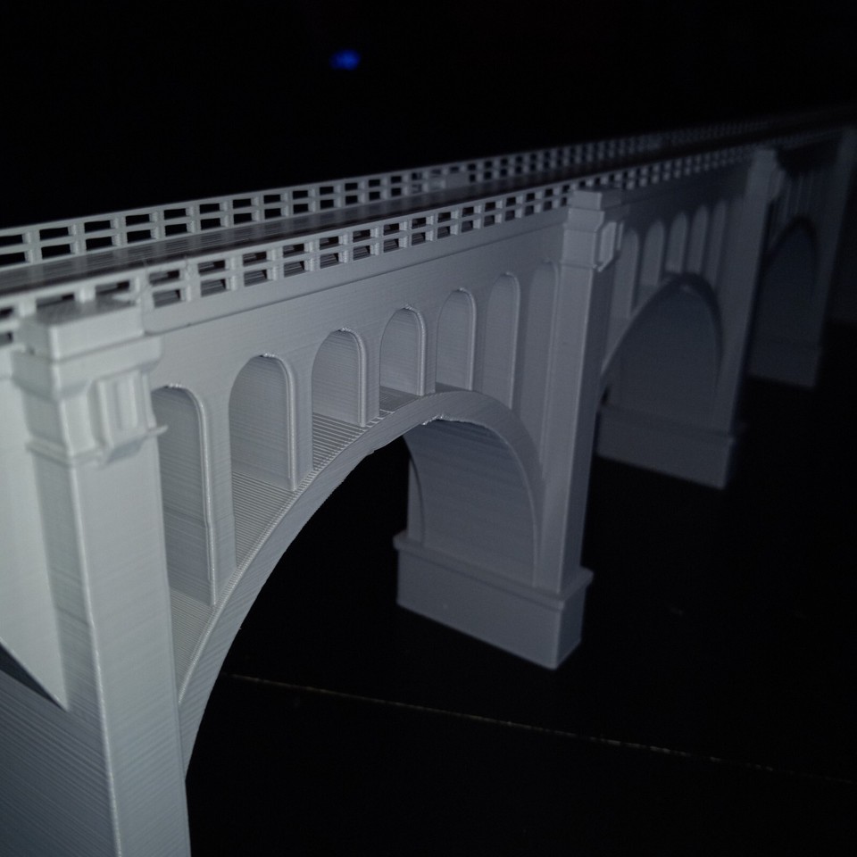 HO Scale Bridge 24-Inch long Viaduct Bridge 3D Printed. | eBay