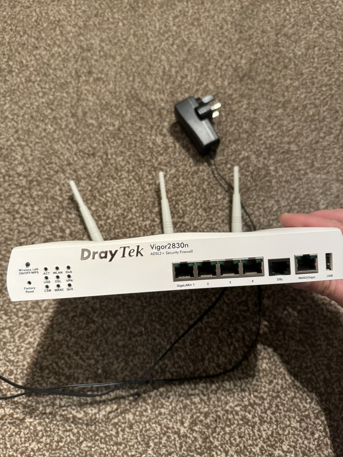 DrayTek Vigor 2860n 300 Mbps Gigabit Wireless N Router (V2860N) for ...